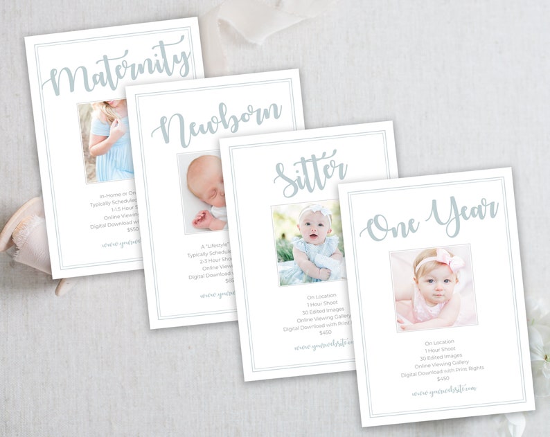 First Year Baby Plan Template Bundle. Newborn Photography. Maternity ...