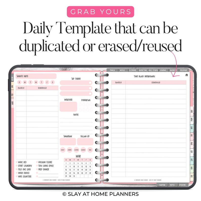 2026 Organized Mom Planner | Mom Planner | Digital Mom Planner ...