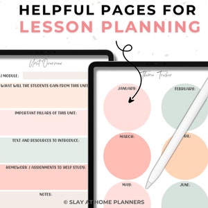 Digital Teacher Inserts for Digital Planners | Teaching Inserts ...