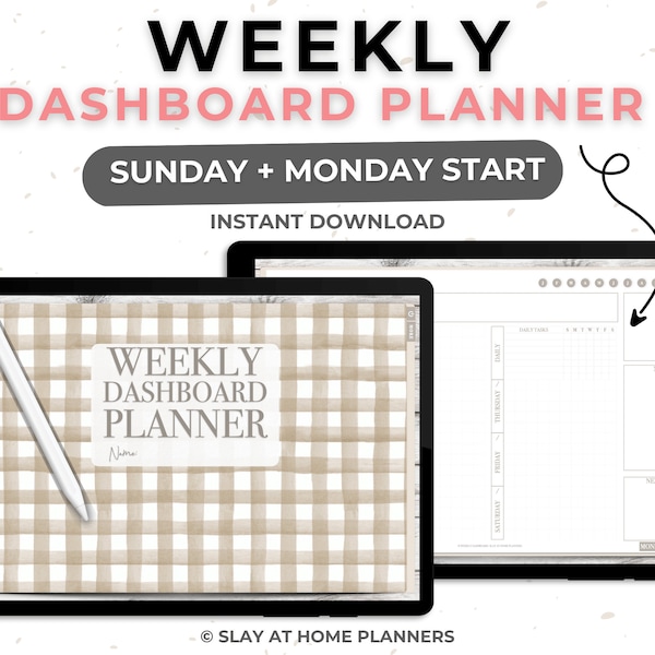 Clean Home Cleaning Checklist Cleaning Inserts for Digital Planners ...