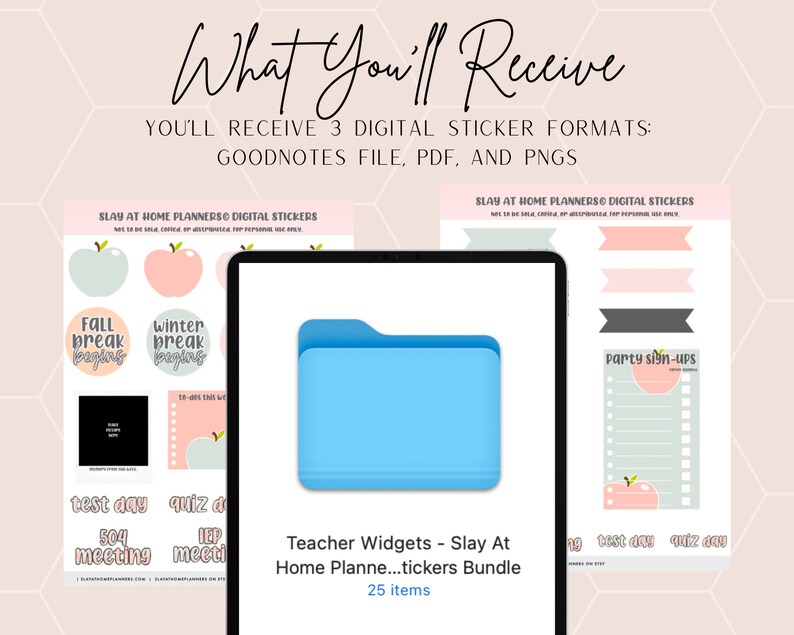 Teacher Widgets | Teaching Digital Stickers | Goodnotes Stickers ...