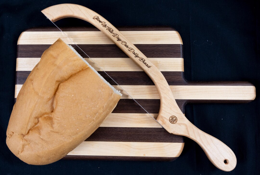 Bread Board and Bow Bread Knife - Etsy