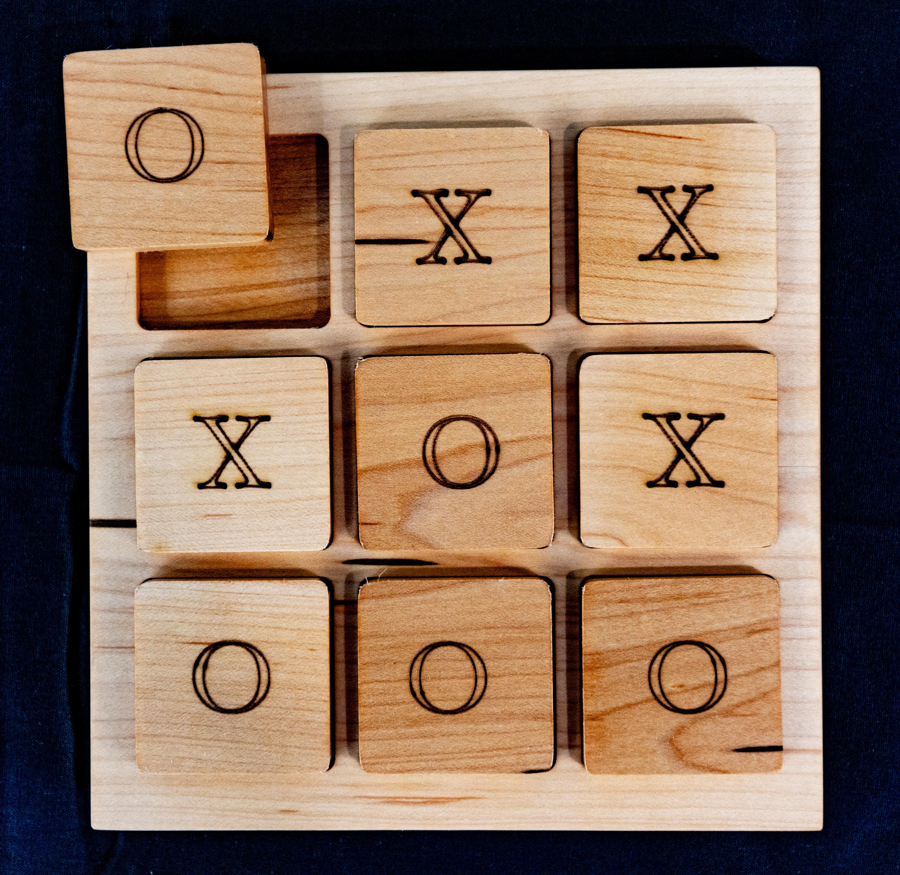 Tic Tac Toe Board Game - Etsy