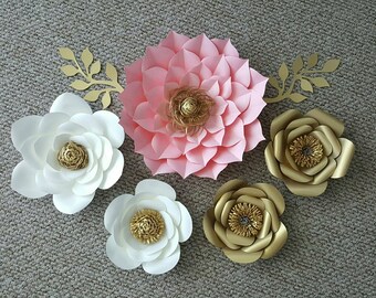 3d flower wall decor | Etsy