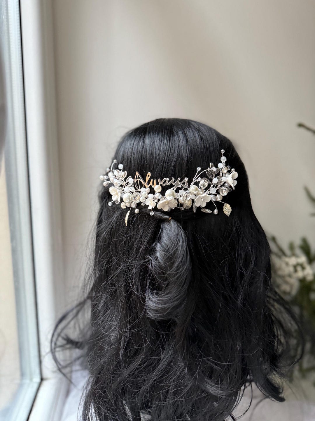 Magic Floral Hair Comb Flower Wedding Accessory Bohemian Bridal Hair ...