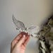Silver Wings Hair Comb Snitch Magic Wedding Hair Piece Extra Large ...