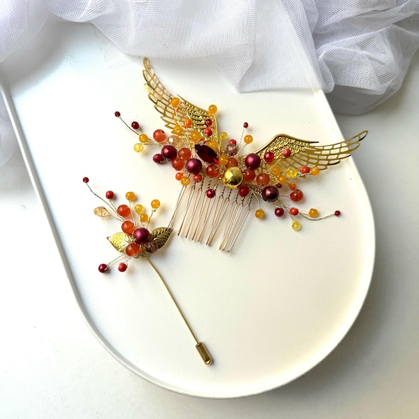 Autumn Hair Piece Fairy - Etsy UK