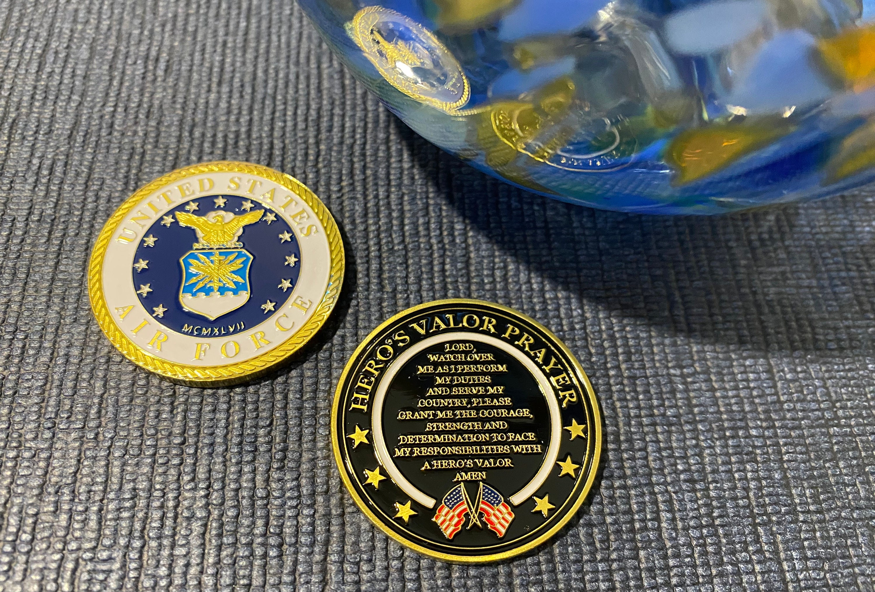 Air Force “hero’s Valor Prayer” Coin - Etsy