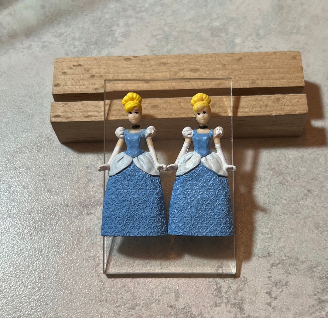 Cinderella Mini Brands Disney Store Stud Earrings for Pierced Ears - Etsy