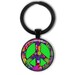 Peace Sign Keyring Glass Tile Keyring Glass Tile Jewelry Peace Sign Key ...