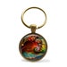 Abstract Keyring Glass Tile Keyring Glass Tile Jewelry Abstract Jewelry ...