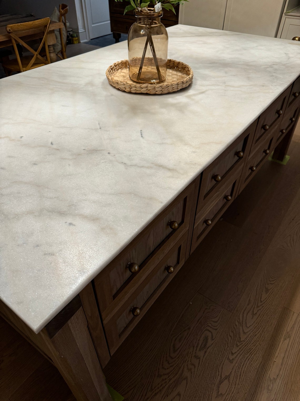 Custom White Oak Kitchen Island - Etsy UK