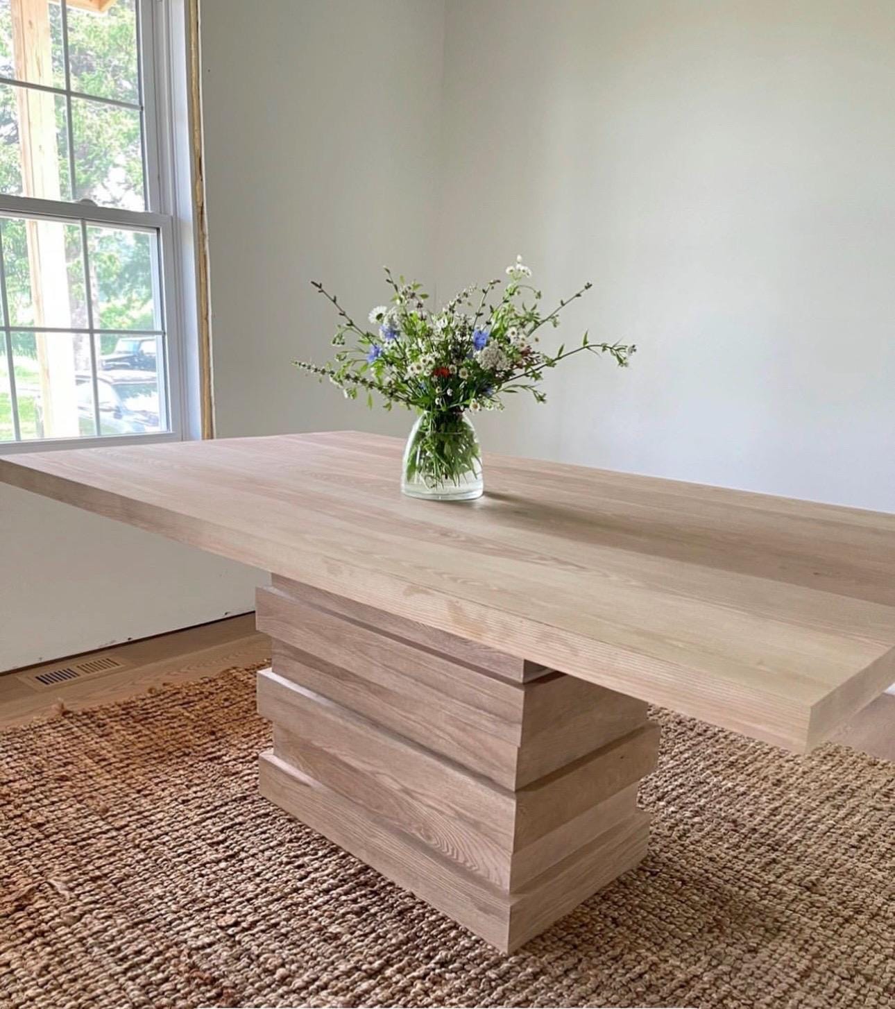 Custom Solid Wood Table Charlotte Table - Etsy