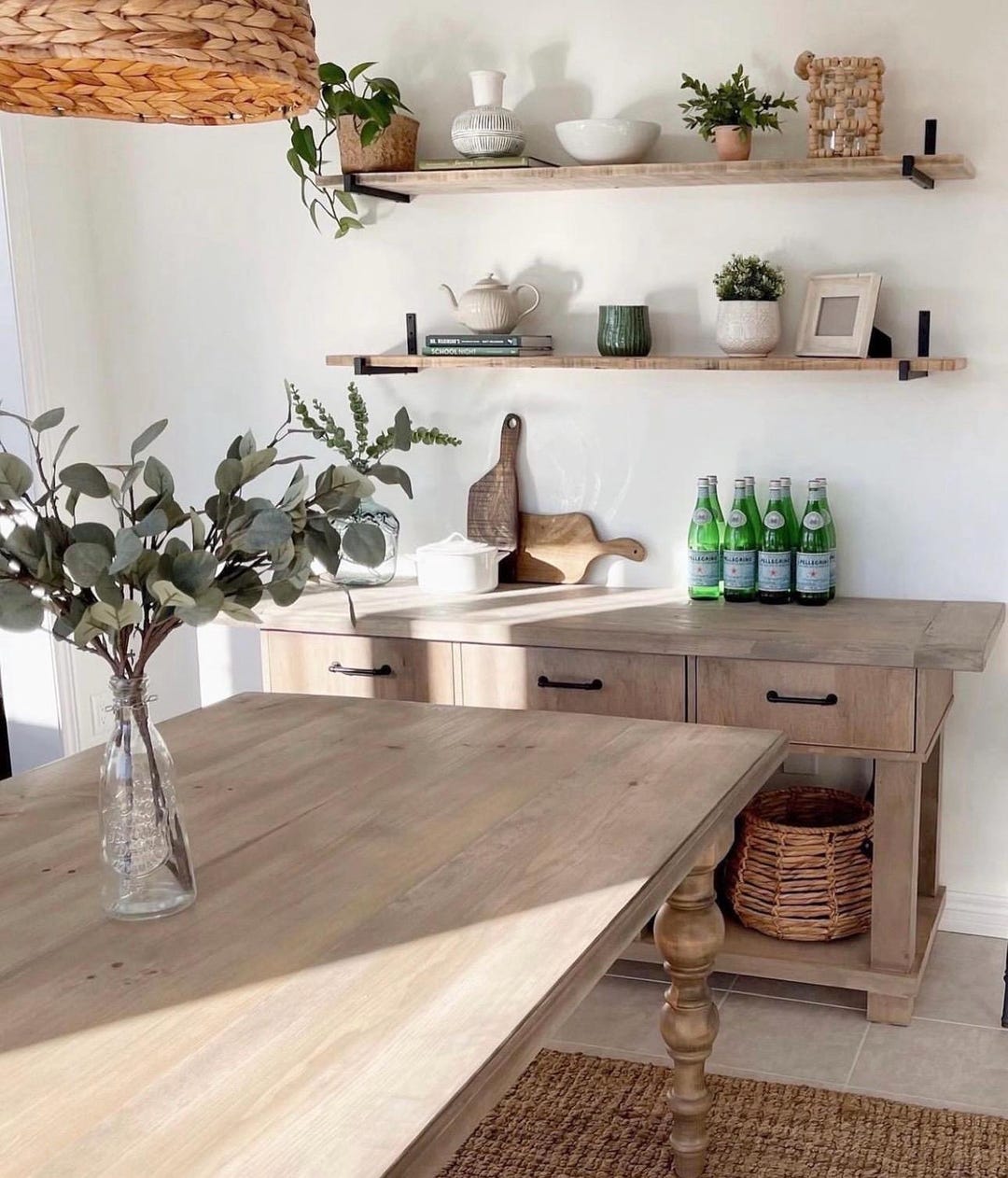 Reclaimed Wood Shelf Including Brackets, Barn Board Shelf, Rustic Wood ...