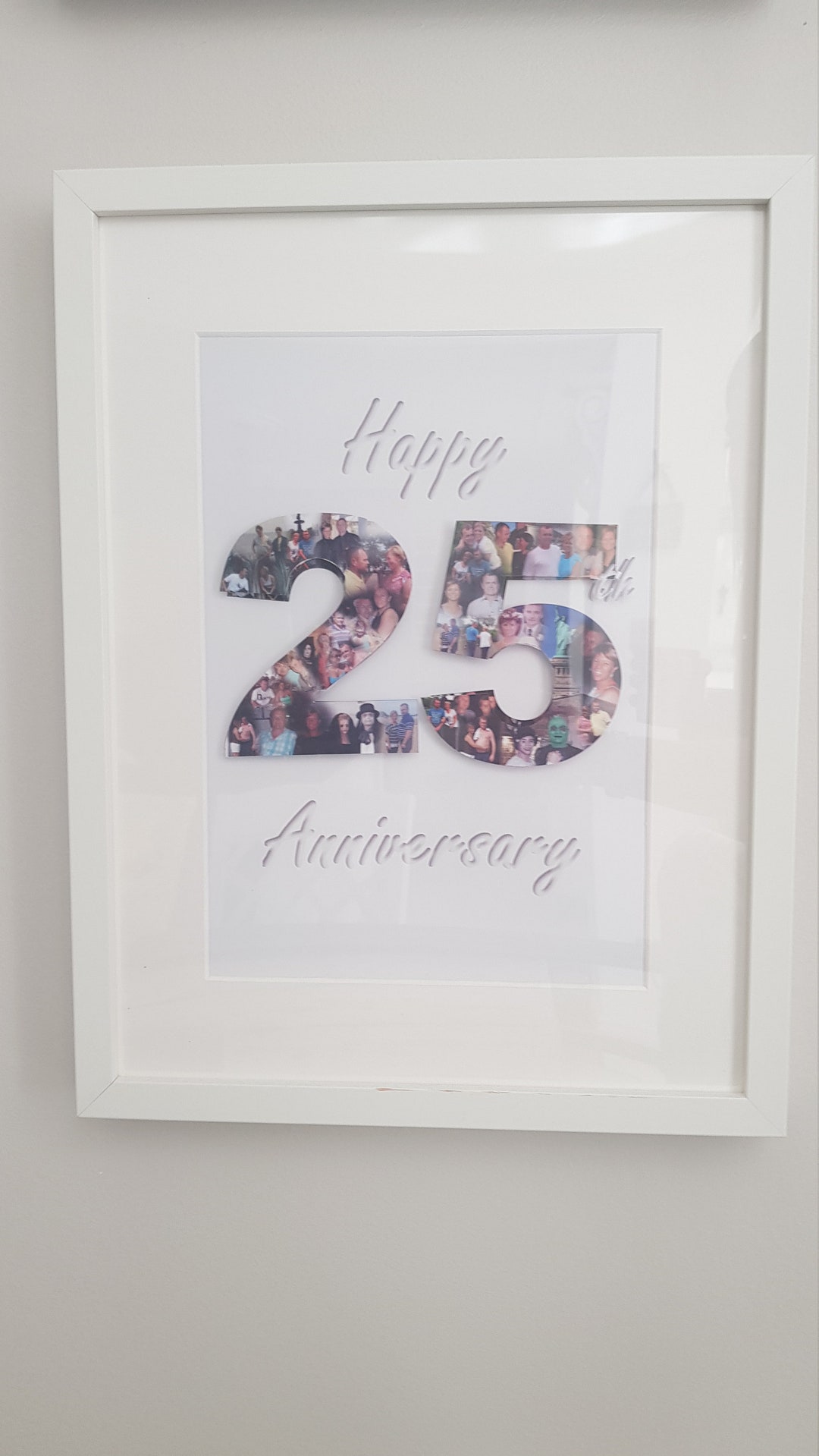Custom Birthday/anniversary/celebration Frame - Etsy