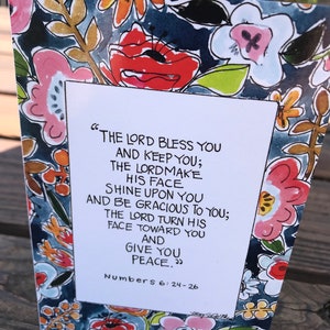 12 Blessing Cards // Bible Verse Encouragement // Scripture Blank ...