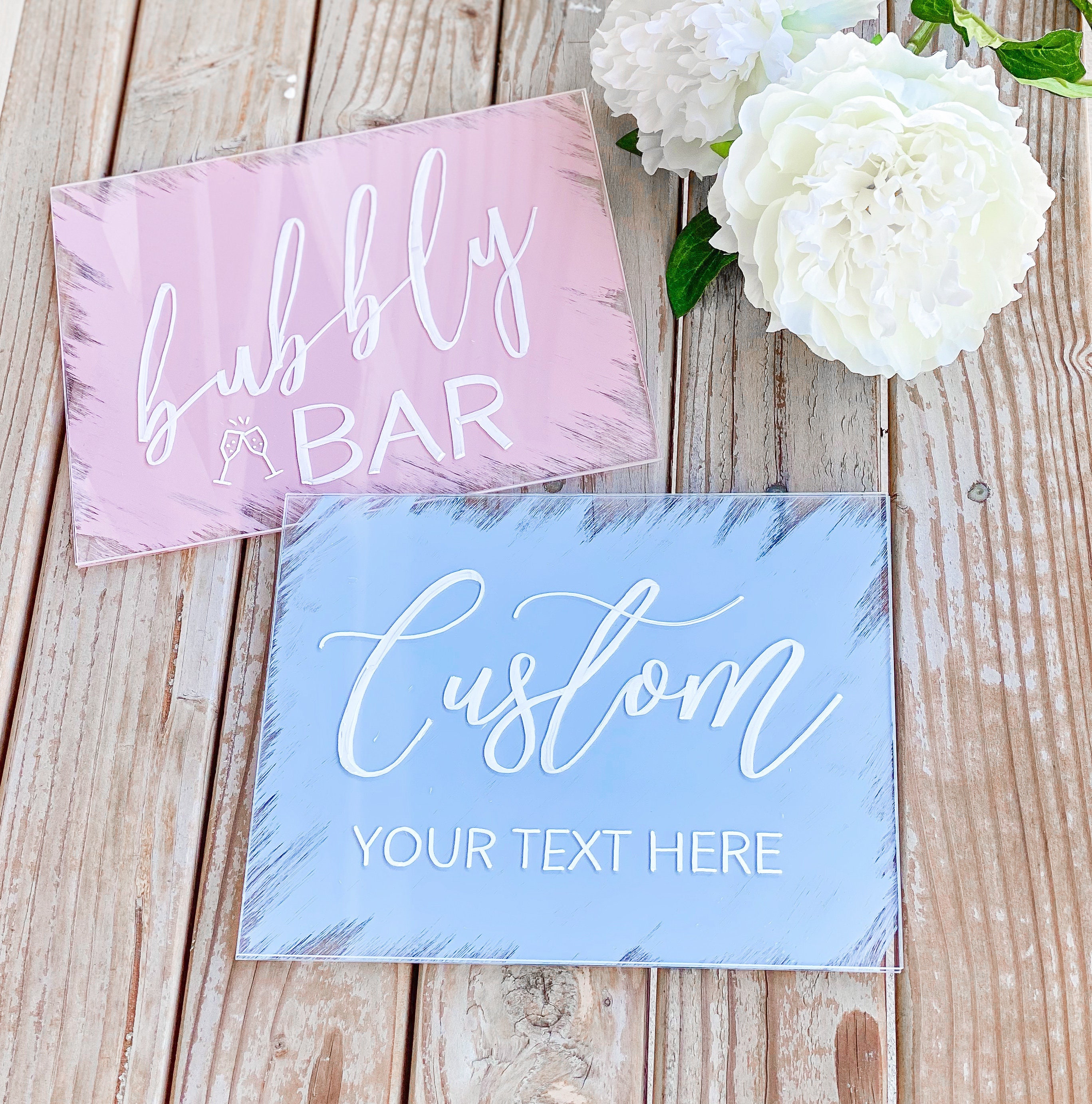 Acrylic Wedding Sign Bundle Baby Shower Signs Birthday | Etsy Acrylic Wedding Sign Bundle Baby Shower Signs Birthday | Etsy