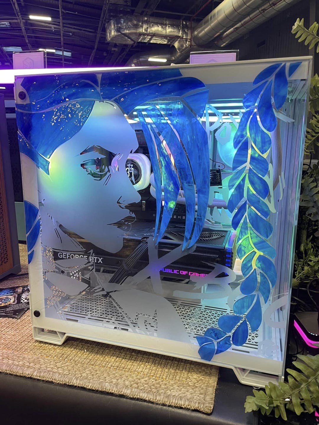 PC Custom JINX With Blue Glass and Engraving - Etsy