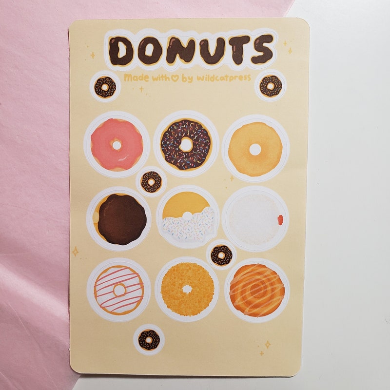 Donut Sticker - Etsy