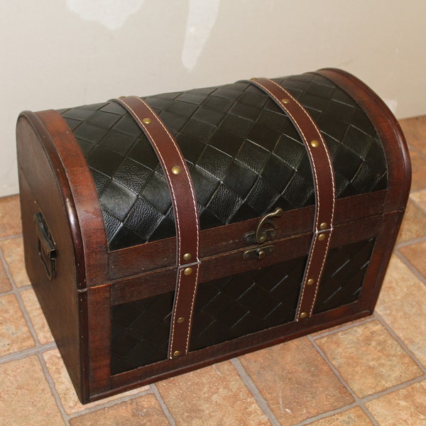 Leather Trunk - Etsy