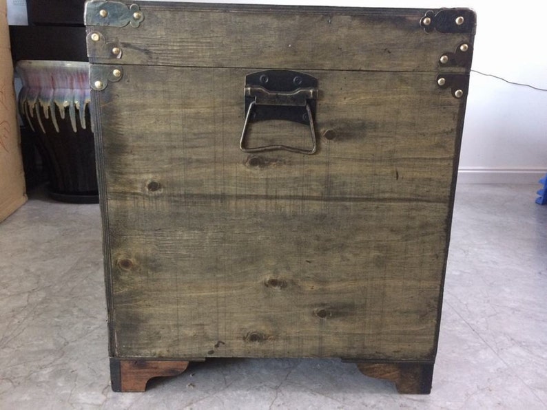 Large Coffee Table Storage Trunk - Etsy