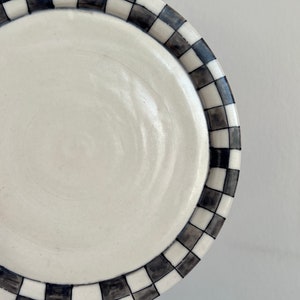 Checkered Small Plate - Etsy
