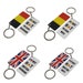 Keyring Keychain for Wife & Husband With Flag India Estonia Finnish ...