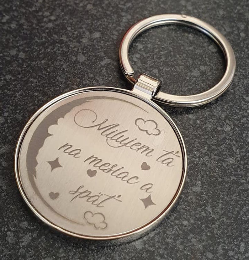 Romantic Keyrings Keychains Italian Russian Latvian Polish - Etsy UK