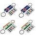 Keyring Keychain for Wife & Husband With Flag India Estonia Finnish ...