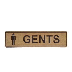Laser Engraved Wooden Door Sign: Staff Only, Toilet, Reception - Etsy UK