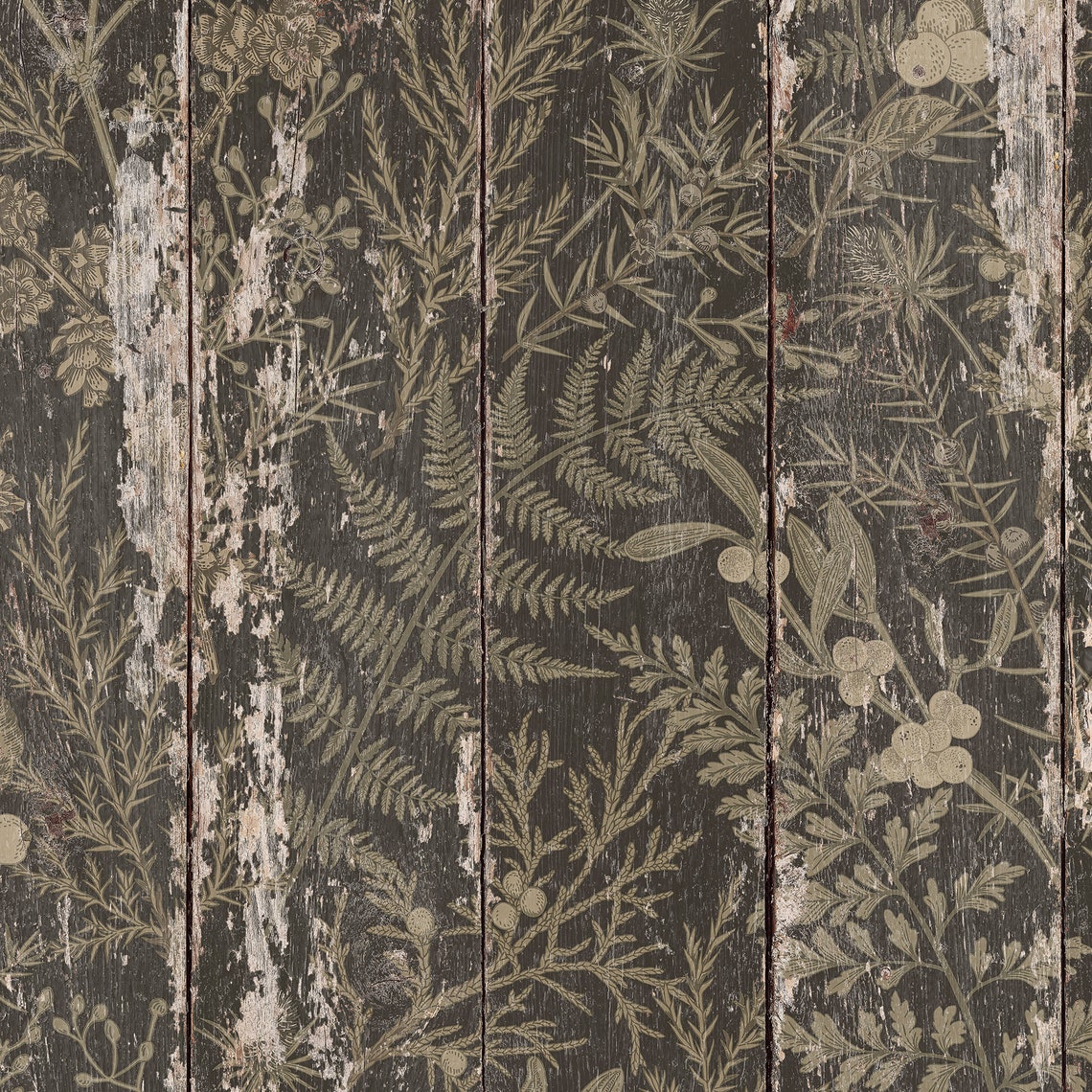 Vintage Forest Rustic Wood Background Wallpaper Forest Print - Etsy