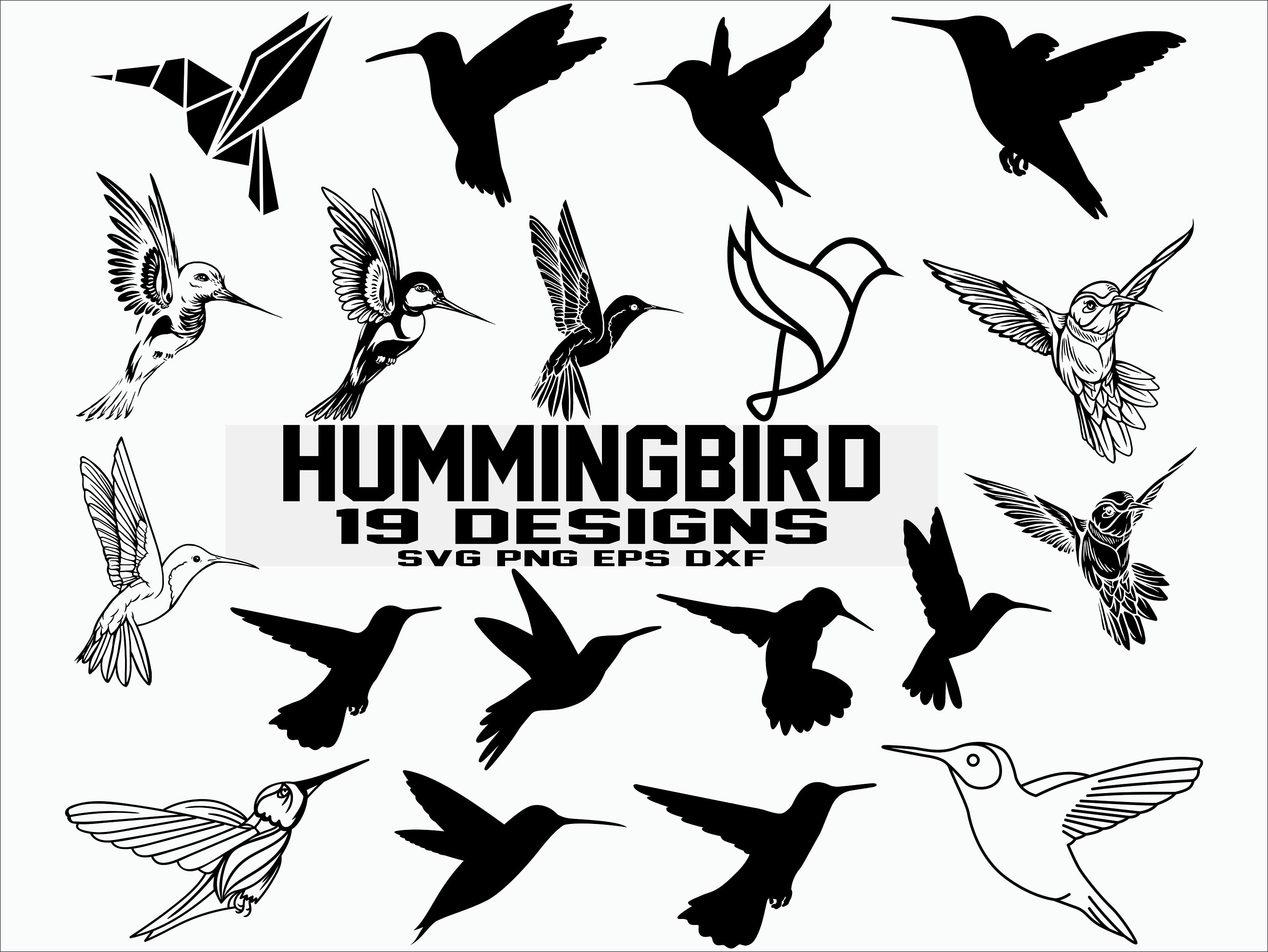 Kolibrie SVG / vliegende vogel svg / svg-bestand vogel / vogel - Etsy ...
