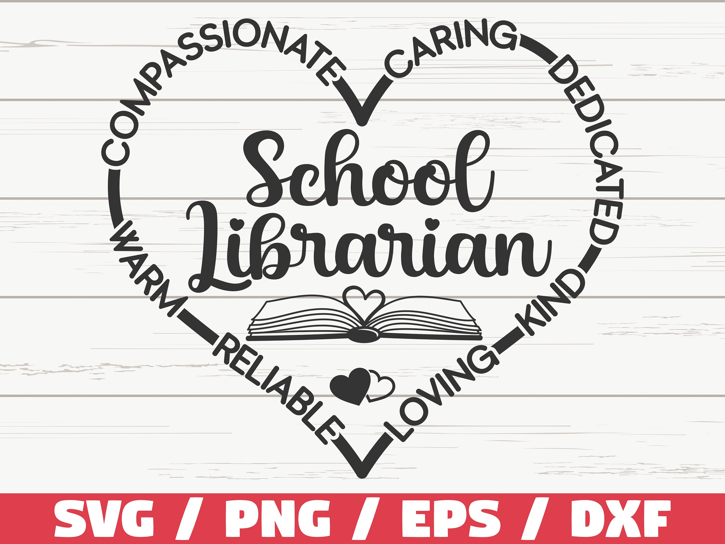 School Librarian SVG / Librarian SVG / Cut File / Cricut / - Etsy Canada