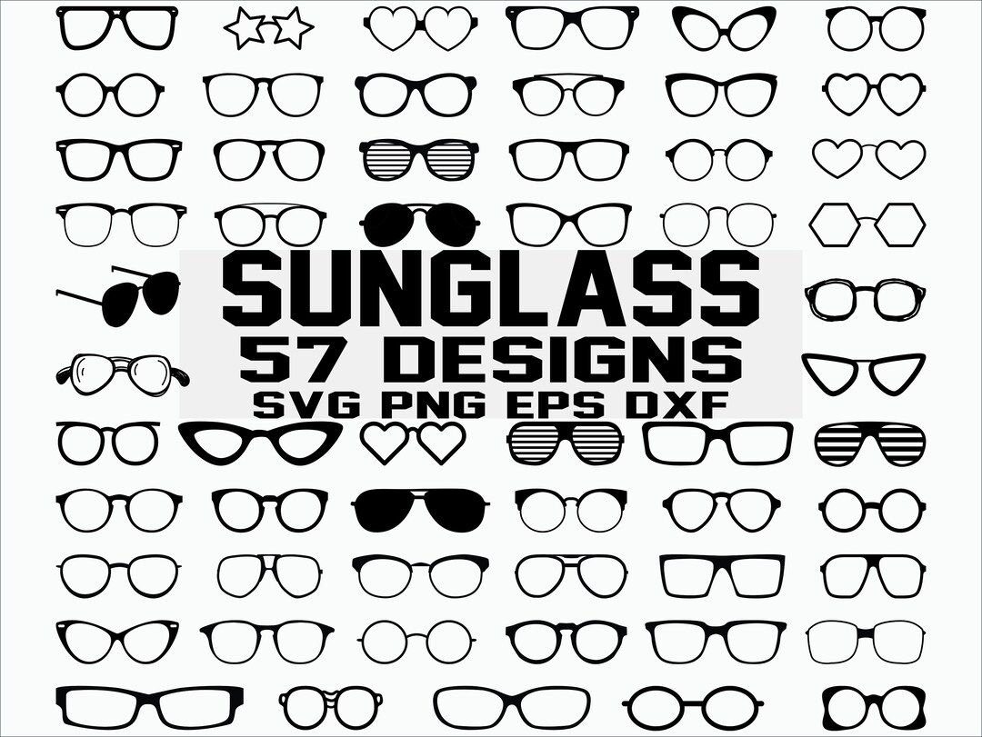 Sunglass Svg/ Spectacles Svg/ Fashion Svg/ Eyeglass Svg/ Shades Svg ...