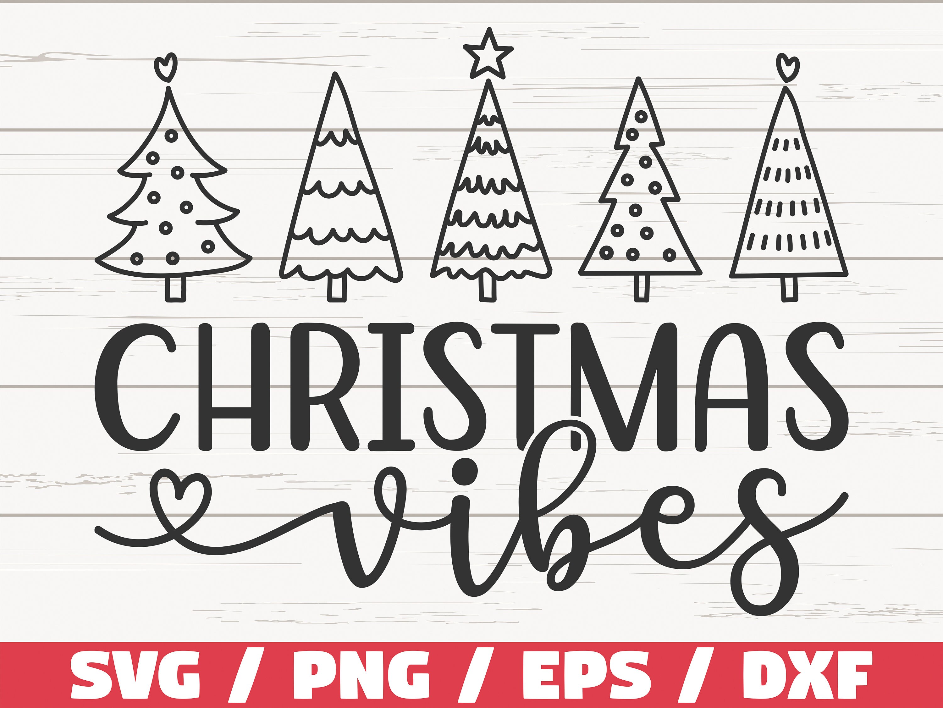 Merry Christmas SVG / Christmas Vibes SVG / Cut File / Cricut ...