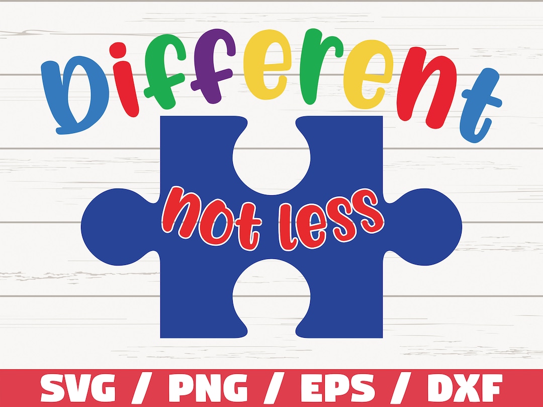 Different Not Less SVG / Cut Files / Commercial Use / Cricut / Clip Art ...