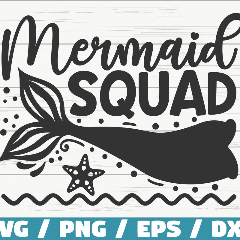 Mermaid Squad - Etsy