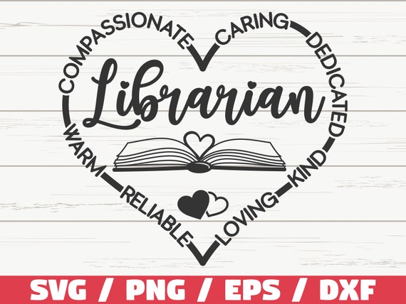 Librarian SVG / School Librarian SVG / Cut File / Cricut / - Etsy