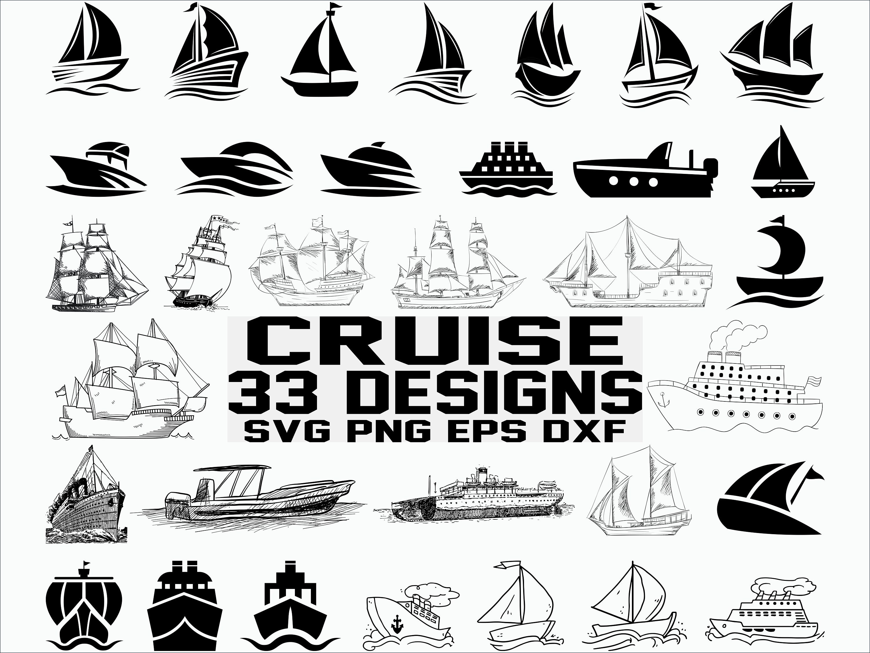 Cruise Svg/ Cruise Ship Svg/ Boats Svg/ Ship Svg/ Sailing Svg/ Nautical ...
