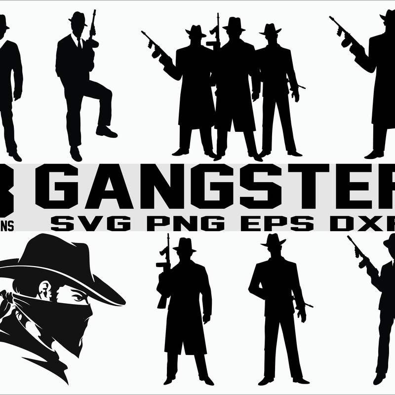 Gangster Svg - Etsy