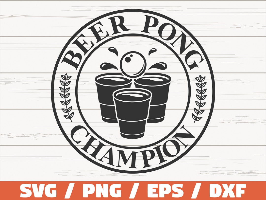 Beer Pong Champion SVG / Beer Mug SVG / Cut File / Cricut / Clip Art ...