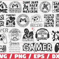 Gamer Svg - Etsy