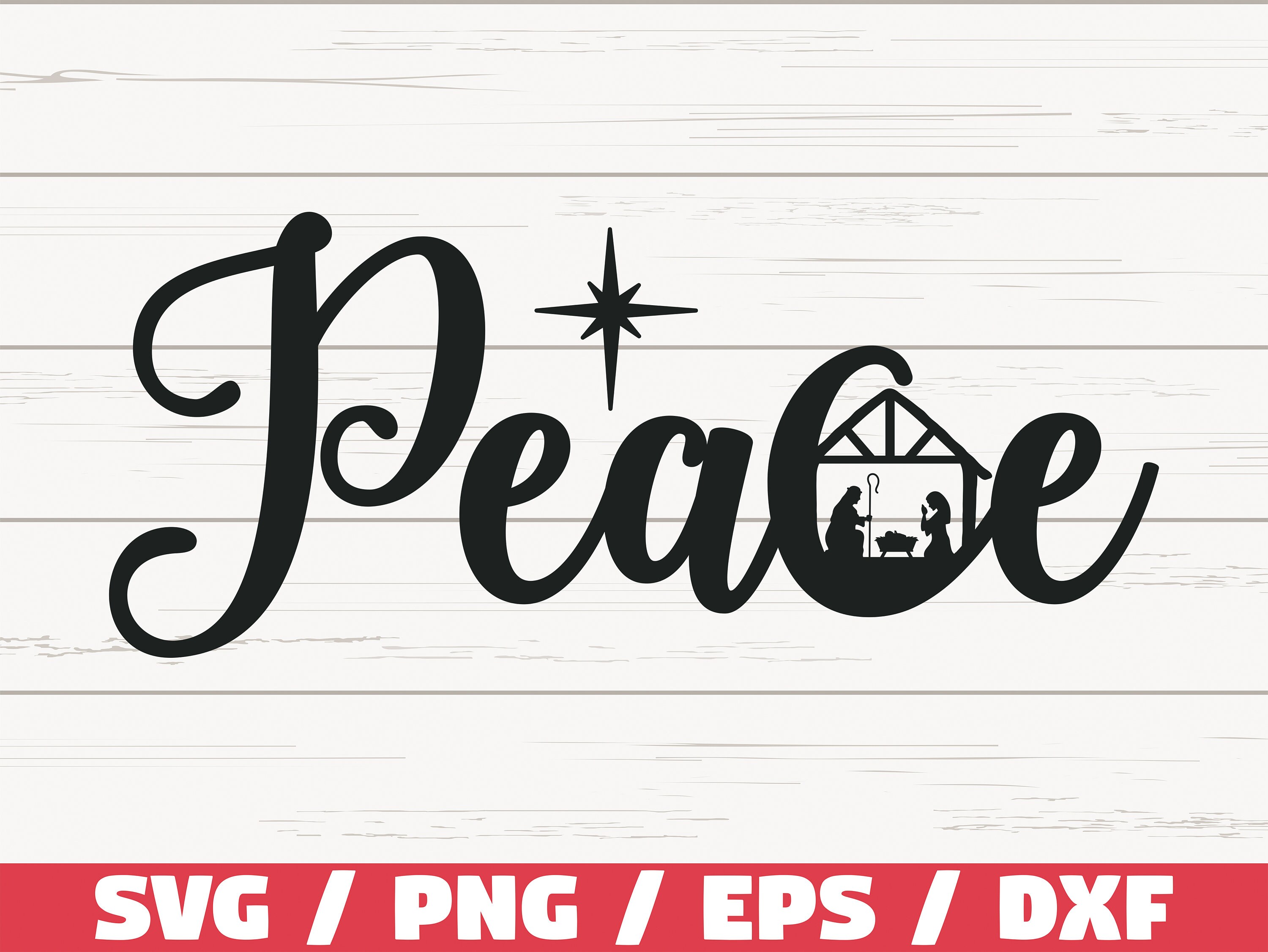 Peace SVG / Cut File / Cricut / Commercial Use / Nativity SVG ...