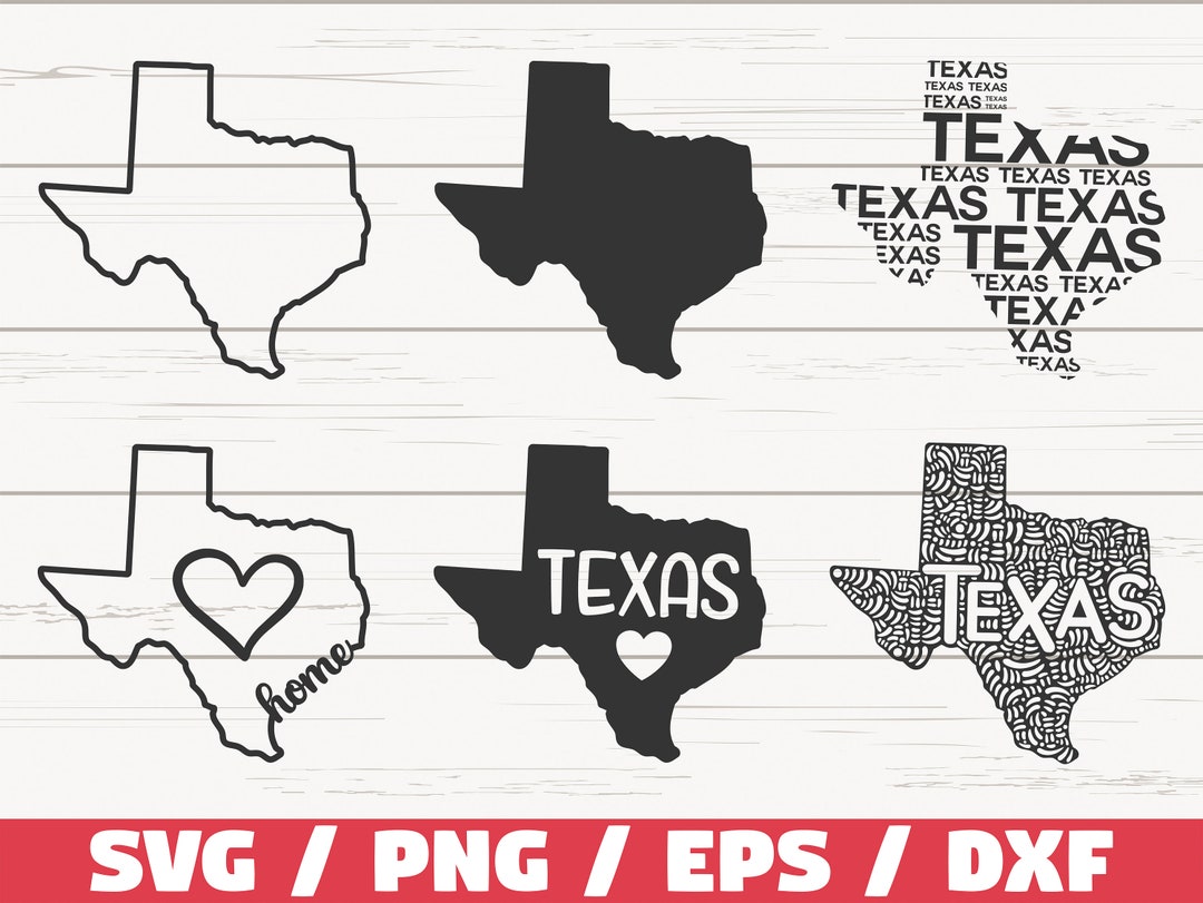 Texas State SVG / Cut File / Cricut / Clip Art / Commercial Use ...