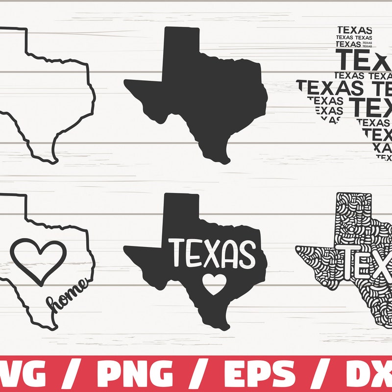 Texas Svg - Etsy