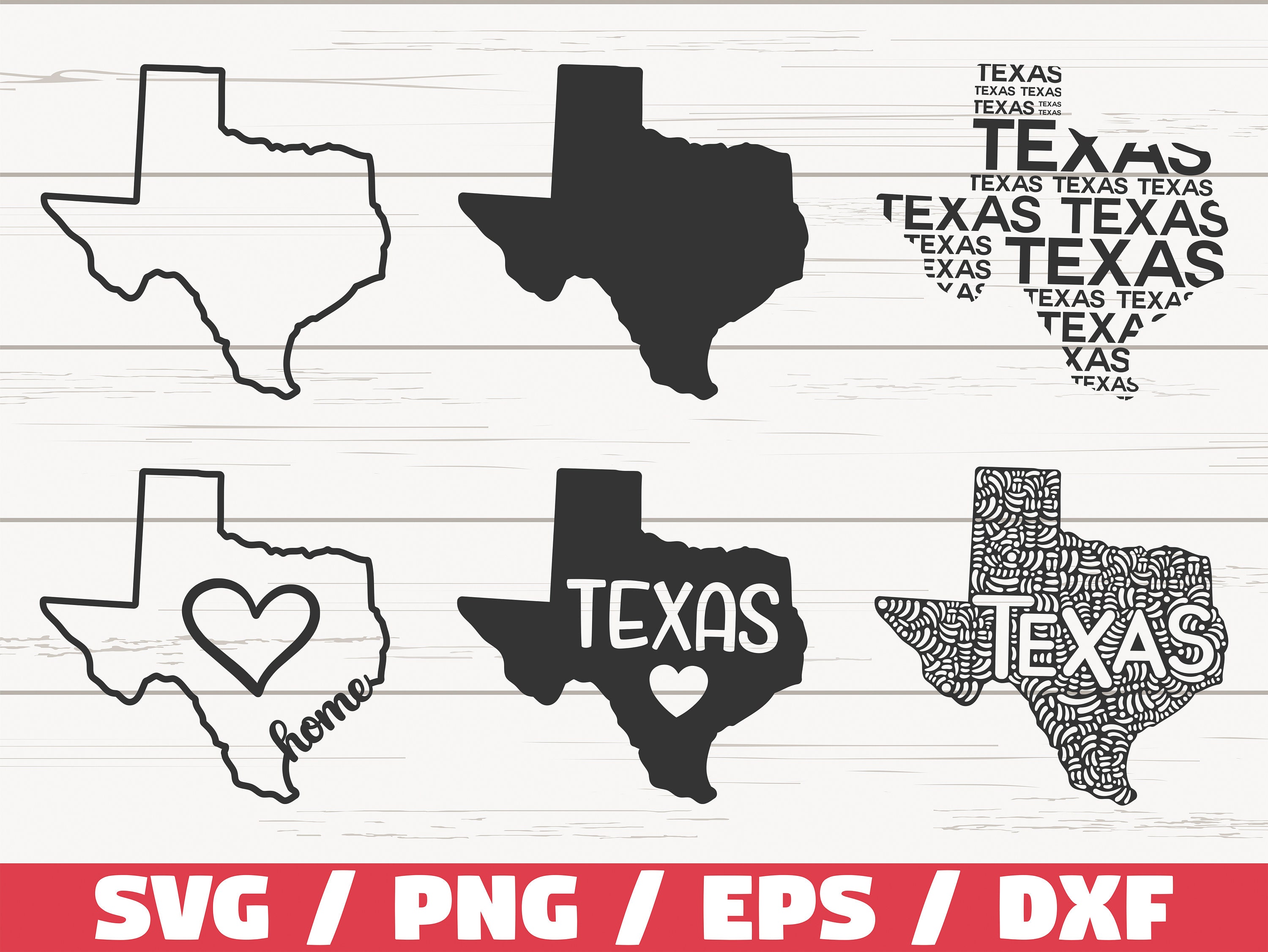 Texas State SVG / Cut File / Cricut / Clip Art / Commercial - Etsy