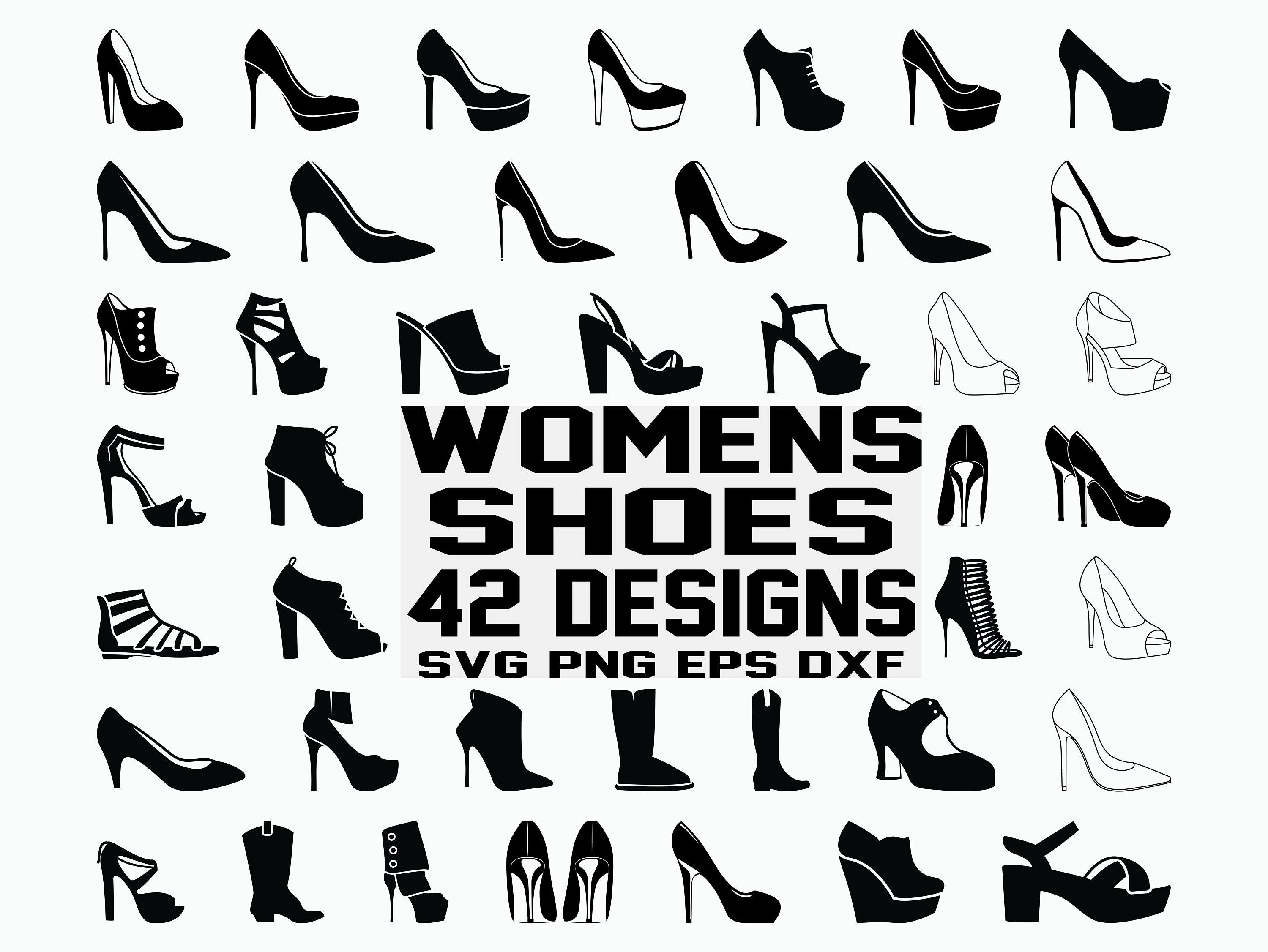 Heels SVG / High Heels Svg / Women Shoe Svg / Stiletto Svg / Cut File ...