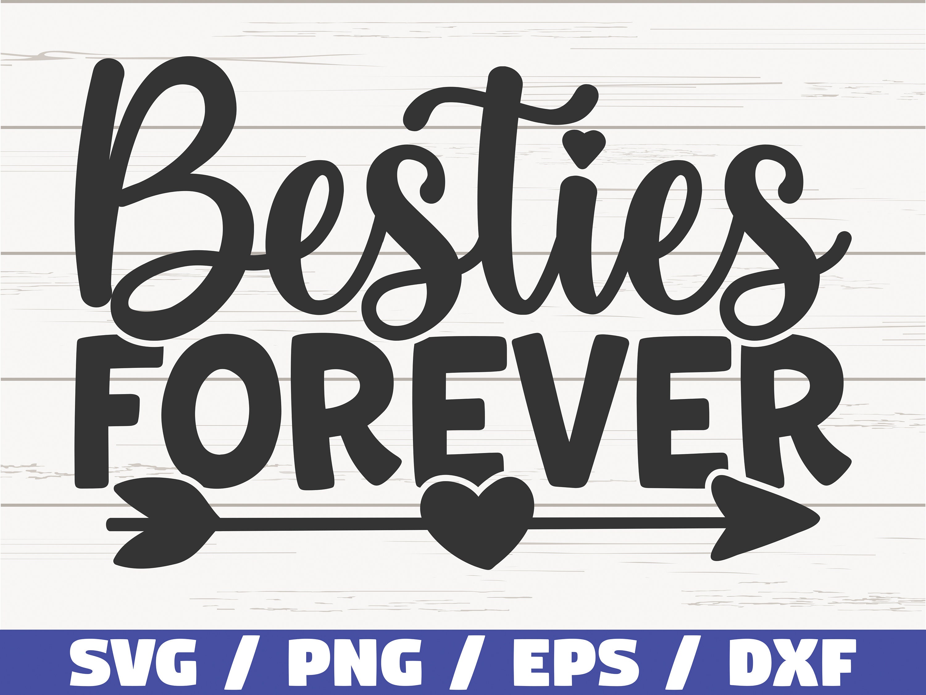 Besties Forever SVG / Cut File / Cricut / Commercial use / | Etsy