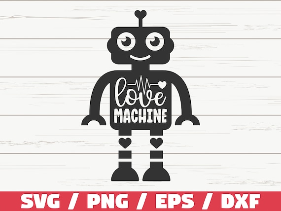 Love Machine SVG / Valentines Day SVG / Cut File / Cricut / - Etsy