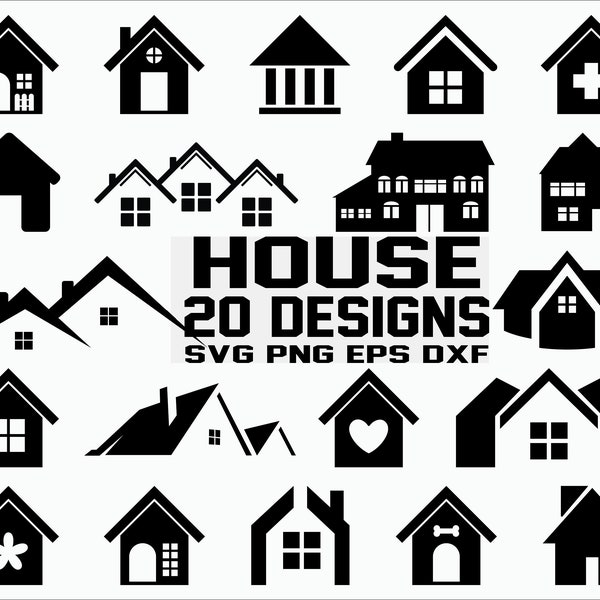 House Svg - Etsy